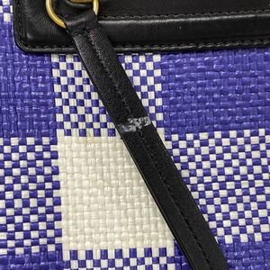 Celine | Bags | Celine Luggage Small Square Phantom Straw Tote Bag ...